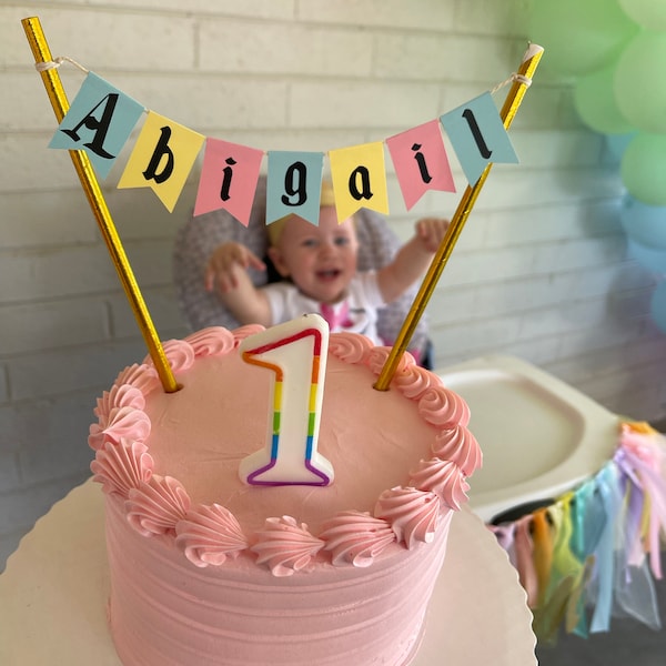 Vintage Disney Cake Topper Banner - Disneyland Inspired Birthday ...