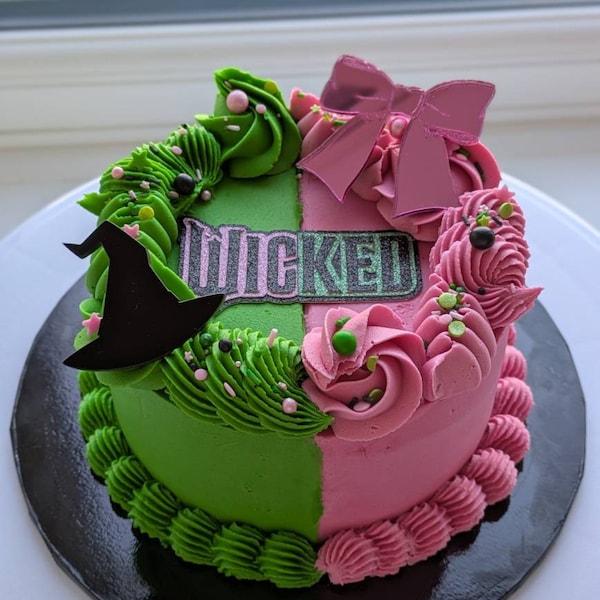 Wicked Cupcake Sprinkles Mix. Pink Green Black Birthday Cake ...