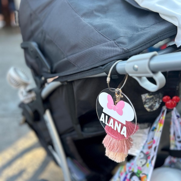 Disney Inspired Stroller Tag | WDW Custom Tag | Acrylic Personalized ...