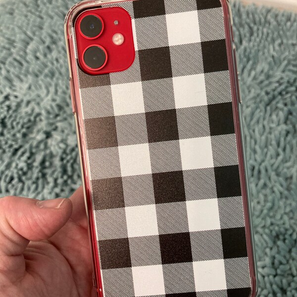 Custom/personalizable Buffalo Plaid/gingham Cases for Iphone-custom ...
