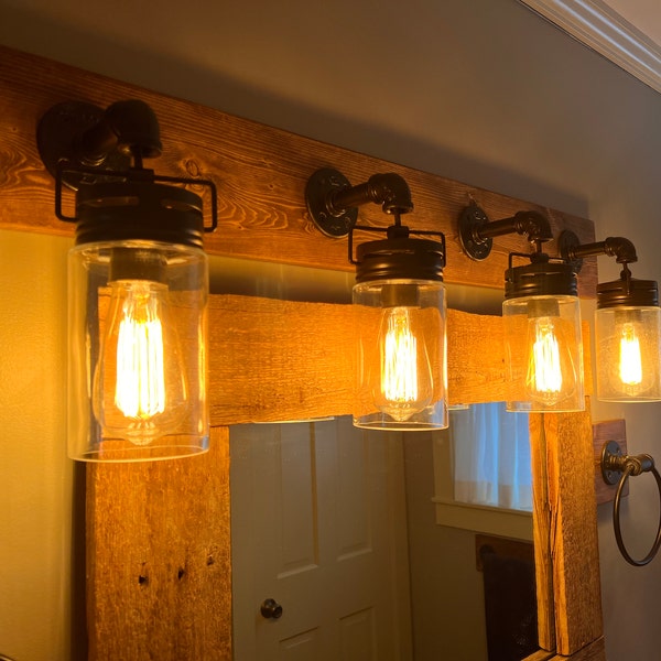 Unique Vanity Light, 2-3-4-5-6 Glass Shade Light,bathroom Fixture ...