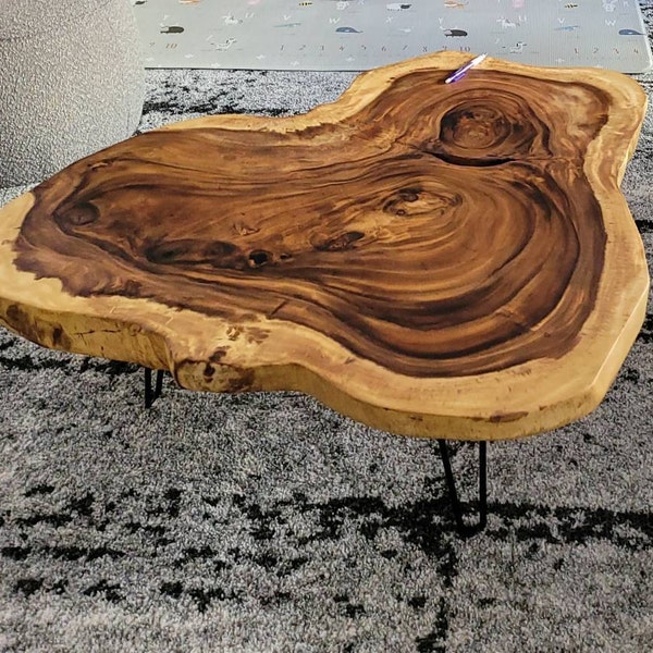 Personalised Live Edge Name Engraved Board / Resin Board Name / Epoxy ...