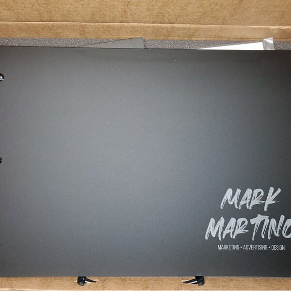 11x17 LANDSCAPE Matte Black Portfolio - Acrylic Portfolio Landscape ...