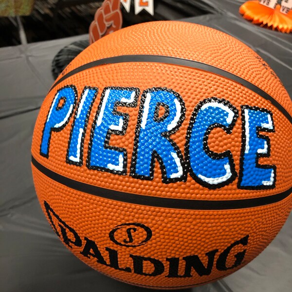 Personalized Standard Size Basketball Custom Hand Painted Basketball ...