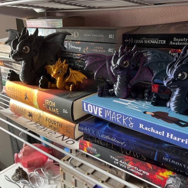 Complete Dragon Set | Black, Blue, Purple & Gold Dragons | Dragon Set ...