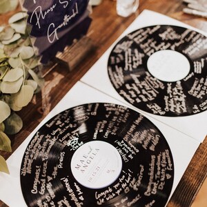 Custom Label for 12 Inch Vinyl Record Bold Text Personalized - Etsy