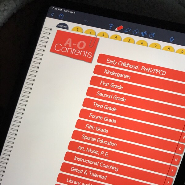 A-Z Notebook With 26-alphabetical-index in Total 260 Note Pages - 4 ...