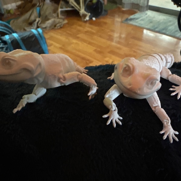 Leopard Gecko Digital .STL File for 3d Printing, Articulated Fidget ...