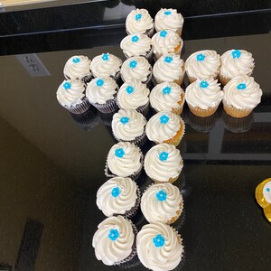 White Royal Icing Flowers With Silver Dragee Center 100 - Etsy