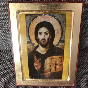 Synaxis of the Bodiless Powers Handmade Icon Golden Leaves Plated - Etsy