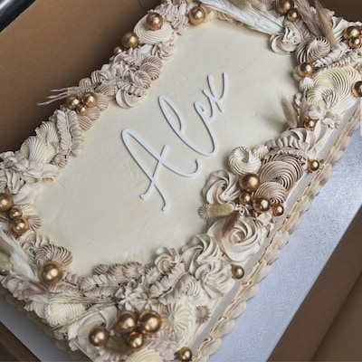 Cake Charm Custom Acrylic Name Plate Birthday Cake Decor Cake Accessory ...