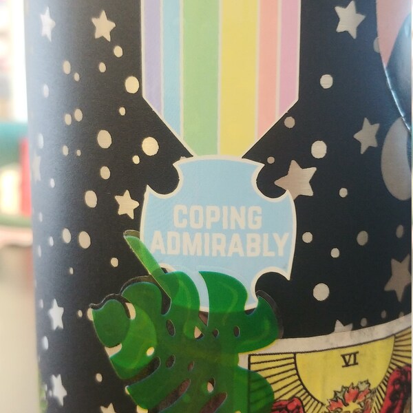Coping Admirably Vinyl Sticker - Etsy