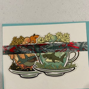 Tea Sharks Sticker Set - Etsy