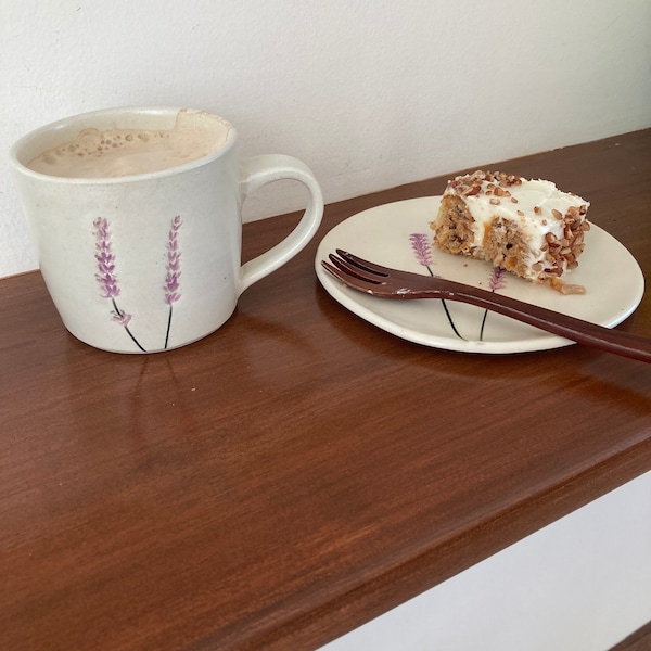 Lavender Mug - Etsy