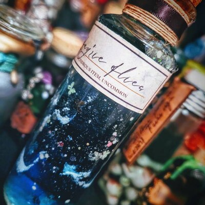 Potion phial of Gelatinous Ooze Hand-made Sensory Jar Styled in an Old ...