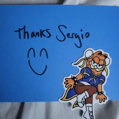 Garfield Sailor Moon Vinyl Sticker - Etsy