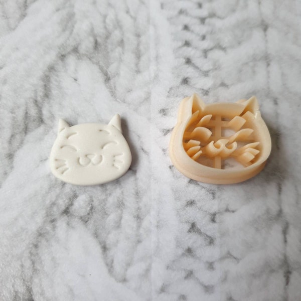 Cat Polymer Clay Cutter I Texturio Clay Cutters for Polymer Clay I ...