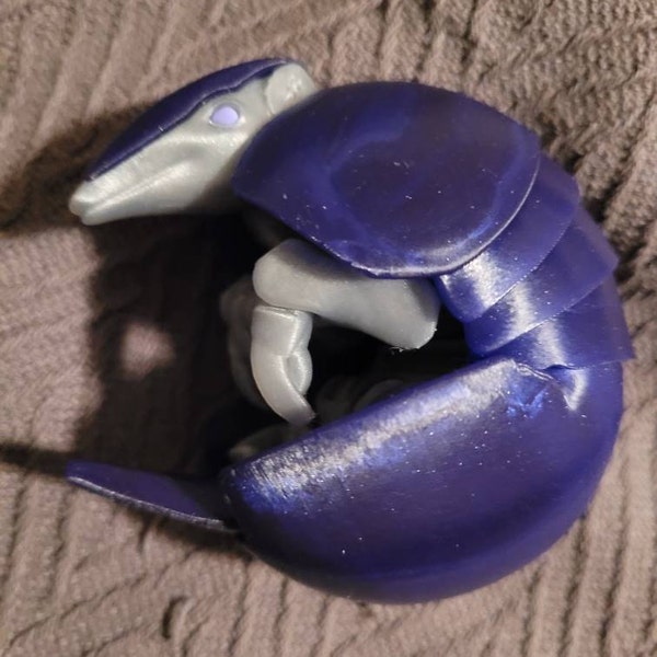 Cheerful Articulated Armadillo Fidget | Roll-up Armadillo Ball Model ...