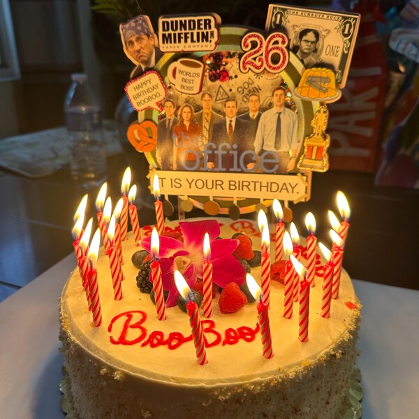 The Office Cake Topper, the Office Birthday Party Supplies, TV Cake ...