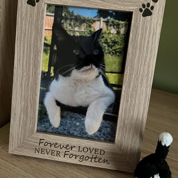Personalised Memorial Photo Frame, Remembrance Gift, in Loving Memory ...