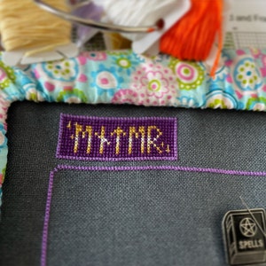 Slow Down Rest Loading... Cross Stitch Pattern Keeper PDF Printable ...