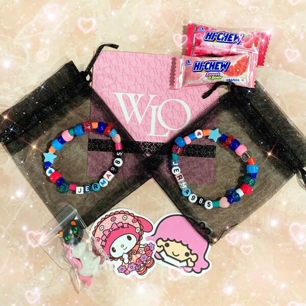 Jerma985 Inspired Personalized Beaded Kandi Pony Beads Elastic ...