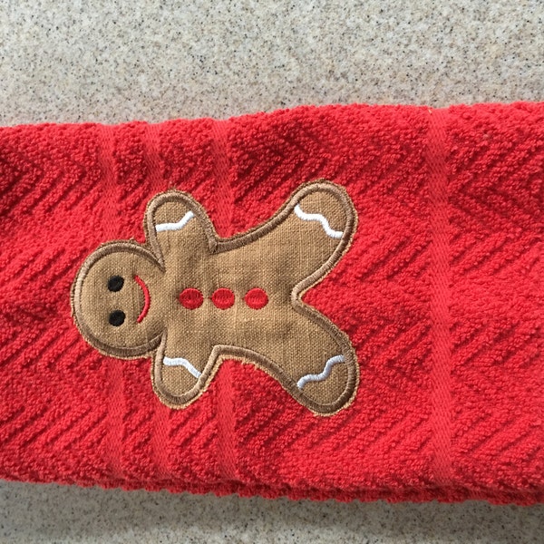 Gingerbread Man Applique Embroidery Design. Mini Gingerbread Man ...