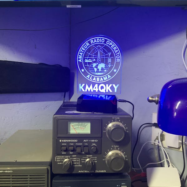 Icom IC-7300 Lighted Ham Radio Callsign Display LED Amateur Radio N0W ...