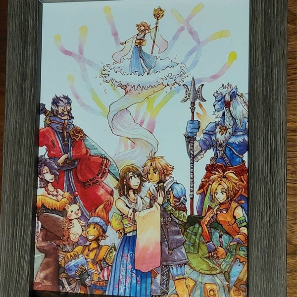 A4 / A5 Final Fantasy VI Art Print - FF6 Locke Cole, Terra Branford ...