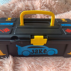 Personalized Tool Box Car Theme Personalized Christmas Gift - Etsy