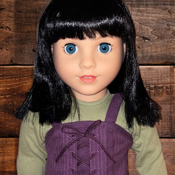 Custom WIG for 13 Dianna Effner Little Darling Head Size 7-8 Siblies ...