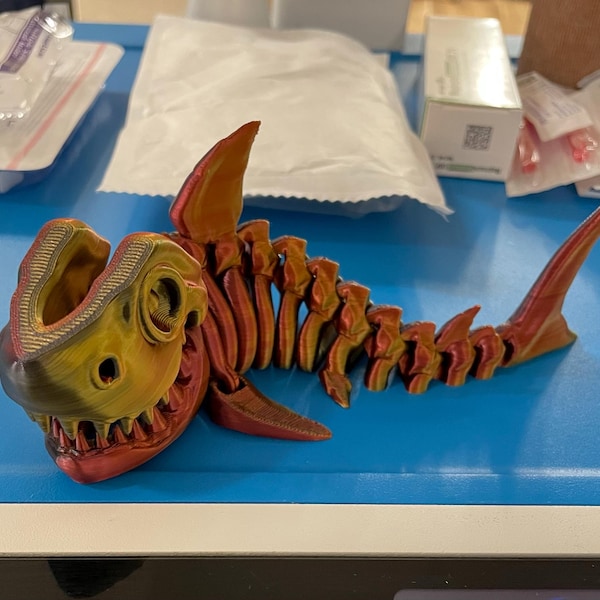 Flexi Print-in-place Fish STL File for 3D Printing Active - Etsy