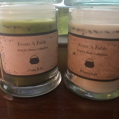 Yule Cauldron Candle / Yule Pillar Candle / Yule Decoration / - Etsy