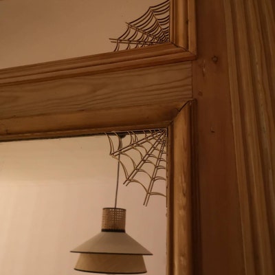 Wooden Spider Web for Crafts and Decoration Laser Cut Custom Halloween ...
