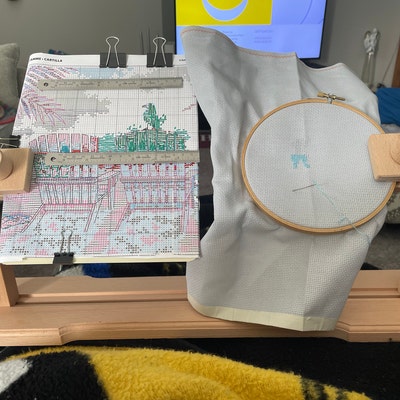 Embroidery Stand Adjustable Rotated Cross Stitch Stand Lap, - Etsy