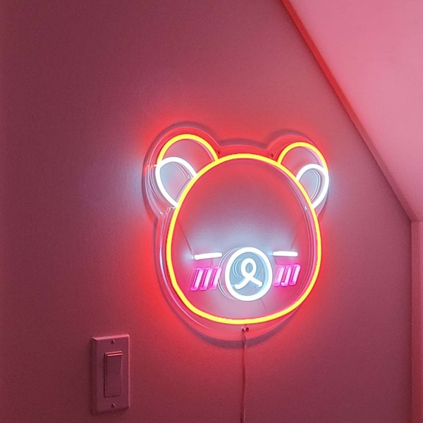 Custom Cartoon Neon Sign, USB Plug, Portable, LED Neon Light Sign ...