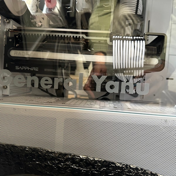 Custom Gaming PC Case Sticker - Vinyl Decal Logo Towers Computer ...