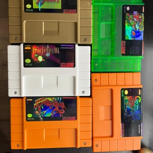 Super Famicom Cartridge Game Replacement Labels. Replace Your Game ...