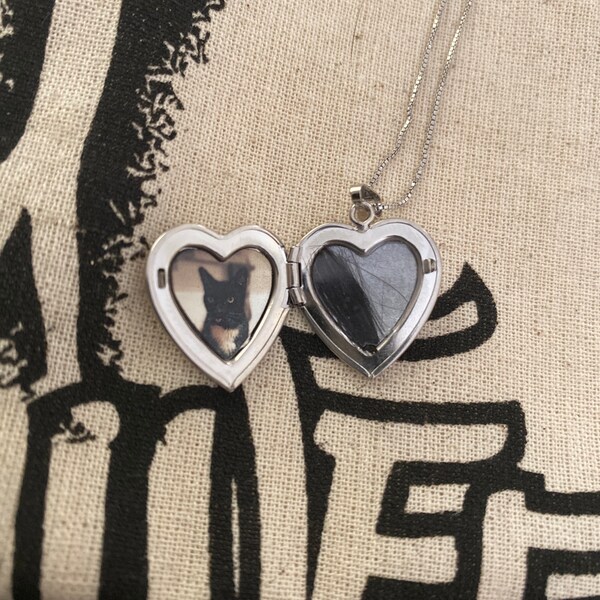 Paw Print Locket, Paw Locket, Locket With Paw, Paw Print Necklace ...