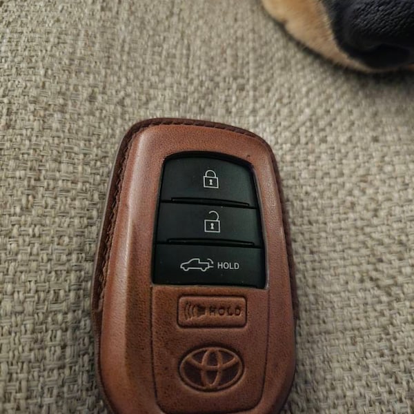 Toyota Land Cruiser Corolla Cross 2022 2023 Leather Key Case, Toyota ...