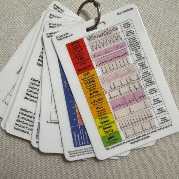 Healthcare Reference Cards for Nurses, Paramedics, Medical ...