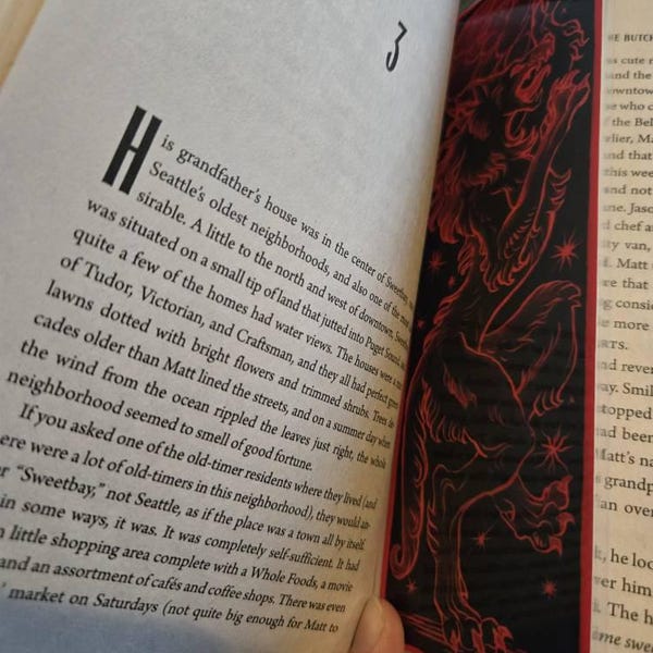 Werewolf Bookmark, Collectible Laminated Art Bookmark, Horror Fan Gift ...