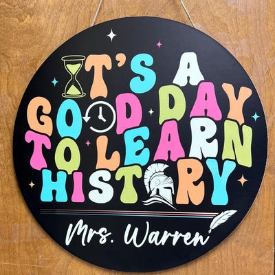 Art Teacher Hanging Door Sign, Art Class Sign, Teacher Door Sign ...