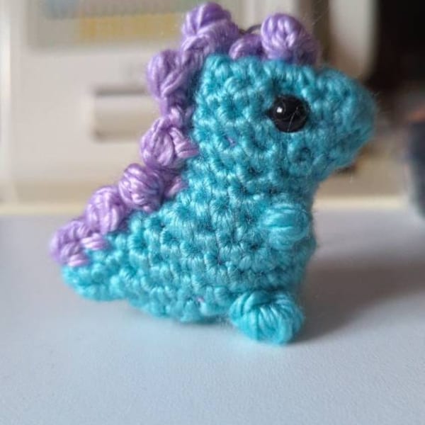 TINY-REX the Pocket Dino Amigurumi Crochet Pattern · Free DIY Video ...