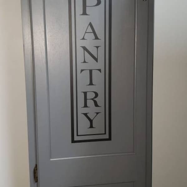 Pantry Vertical Decal Vinyl Sticker Kitchen Decor Pantry Sticker Pantry ...