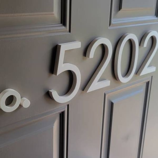 5in Modern Magnetic House Numbers - Etsy