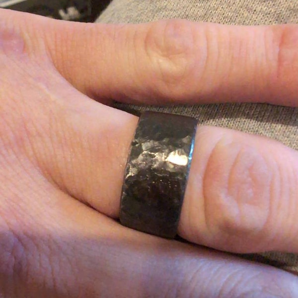 Skateboard Ring Gray Wooden Ring Wooden Bands Wood Ring Gray Black ...