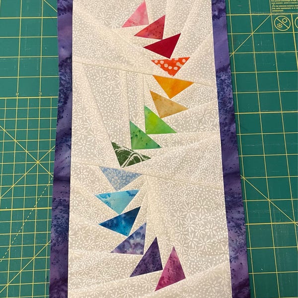 Iheart Chevrons Quilt Pattern PDF Valentine 5 Sizes Heart Quilt - Etsy