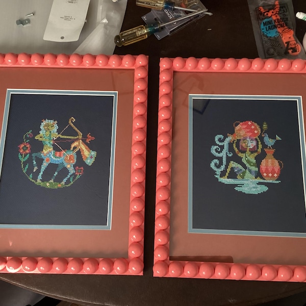 Handmade Beaded Bobbin High Gloss Picture Frame: Chunky Style ...