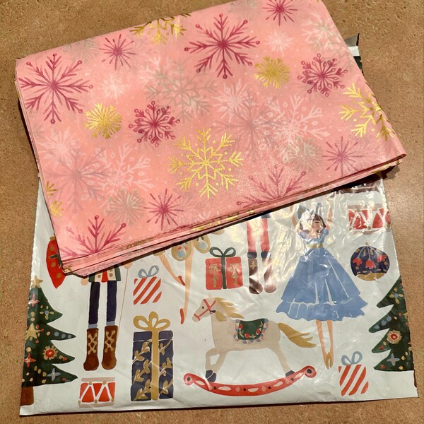 Pink Bow Thank You Cute Coquette Insert Card Packaging Insert 4"x6" 25 ...